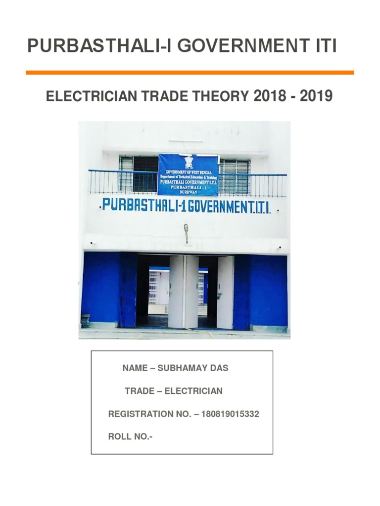 Purbasthali-I Government Iti: Electrician Trade Theory | PDF