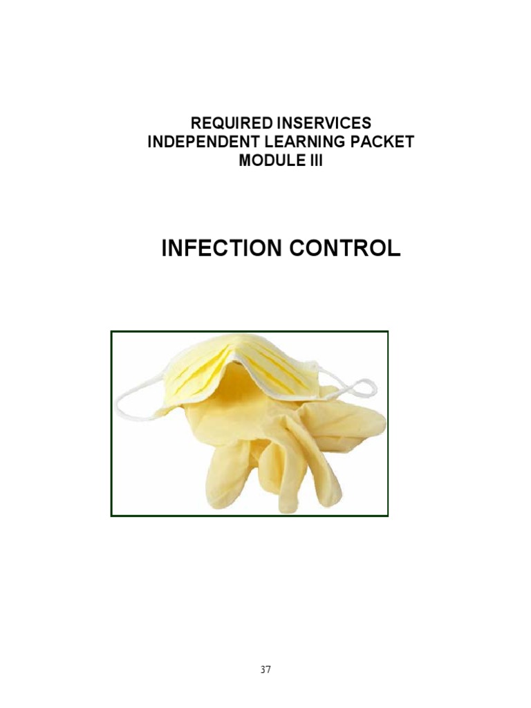 Infection Control Module | PDF | Transmission (Medicine) | Hand Washing