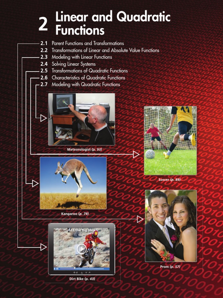 Functions - Quadratic Modelling - Big Ideas | PDF | Function ...