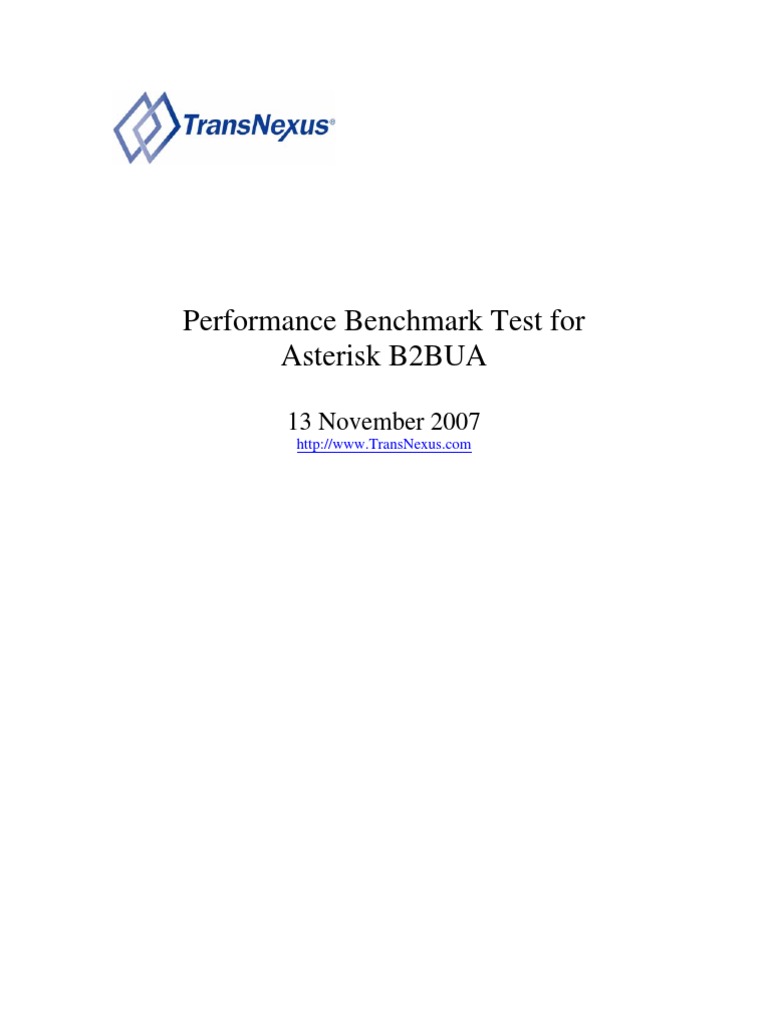 Asterisk Performance As A Sip B2bua | PDF | Session Initiation Protocol | Domain Name System