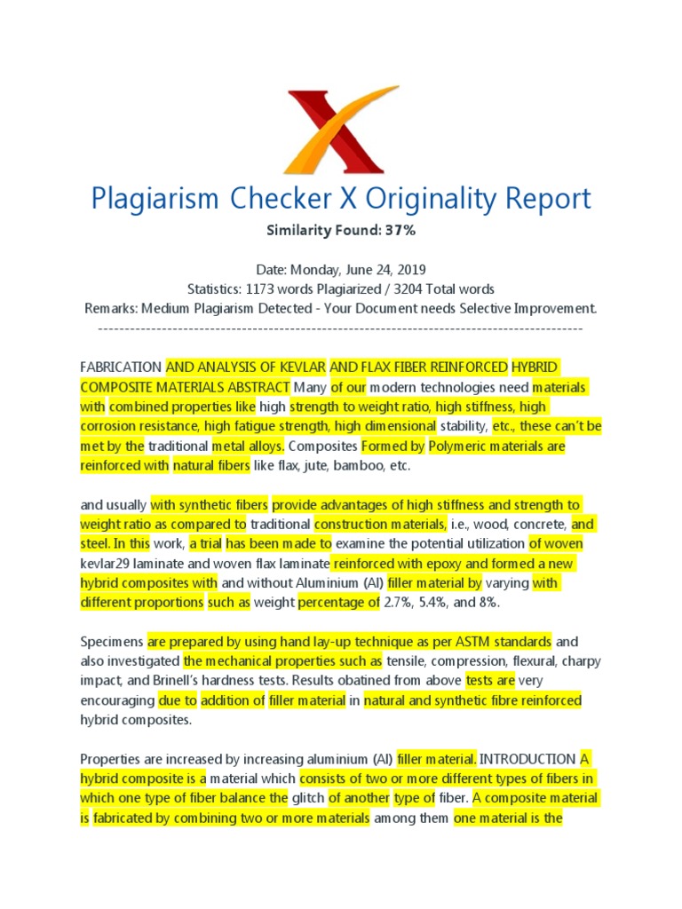 PCX - Report - Doc 6 | PDF | Composite Material | Fibers