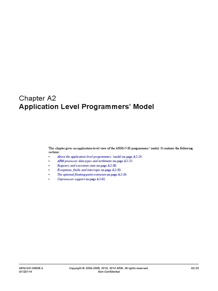 DDI0403E B Armv7m Arm | PDF | Arm Architecture | Operating System