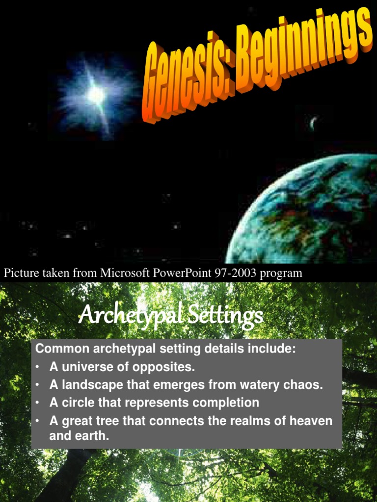 Genesis Creation | PDF | Genesis Creation Narrative | Heaven