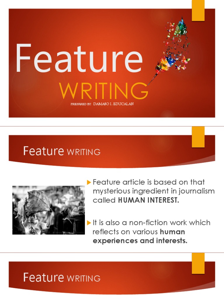 Feature Writing | PDF | News | Writers
