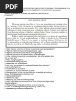 FILIPINO WORKSHEET 4 - Pagbibigay NG Angkop Na Pamagat Sa Binasang Teksto | PDF
