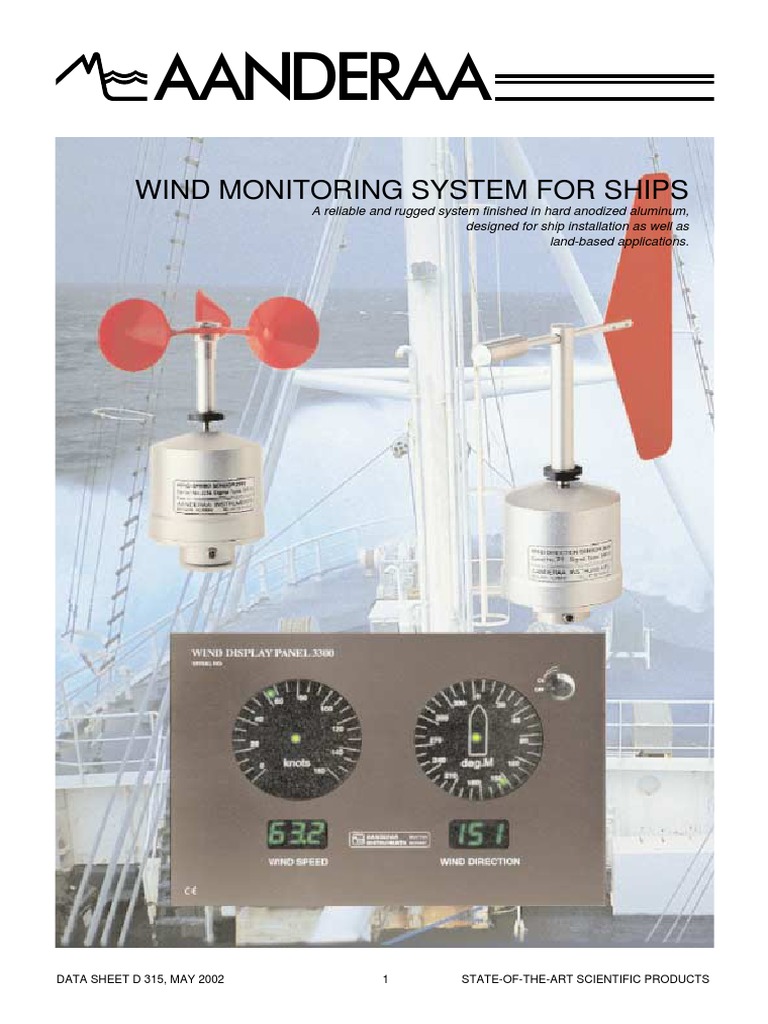 Wind Monitoring System D 315 | PDF | Sensor | Wound