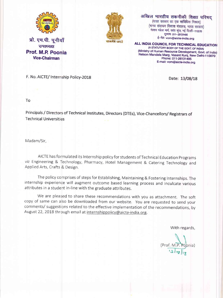 Model Internship Guidelines Manual | PDF | Mentorship | Internship