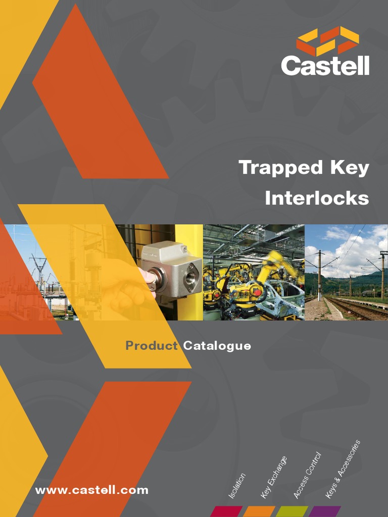 Trapped Key Interlocks: Catalogue | PDF | Switch | Screw