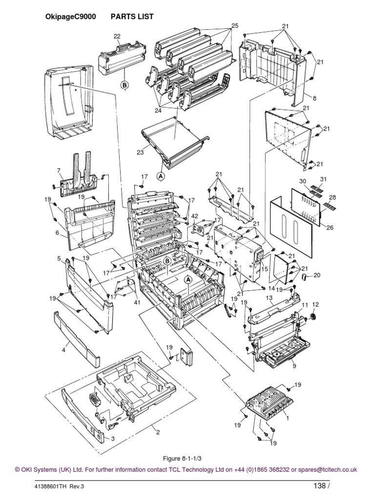Oki C9000 Parts Manual | PDF | Vehicles | Mechanical Engineering