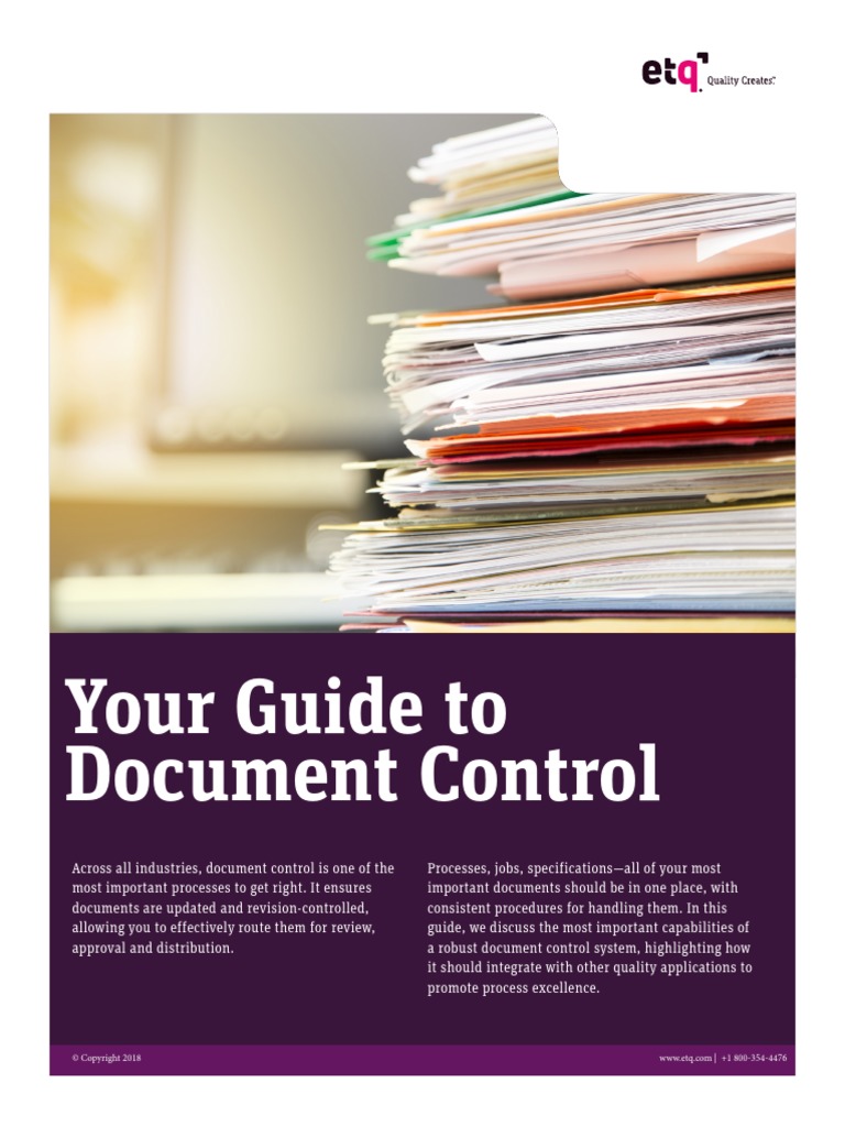 Guide To Document Control | PDF | Business Process | Automation