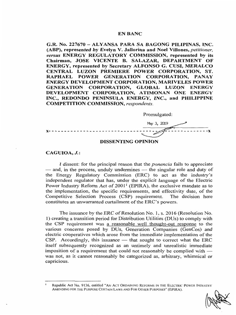 Caguioa PDF | PDF | Due Process | Electric Power Transmission