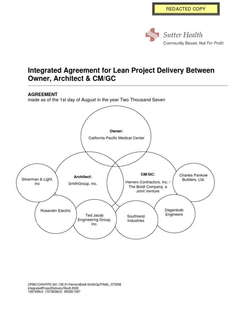 LCI Form of Contract | PDF | Indemnity | Architect