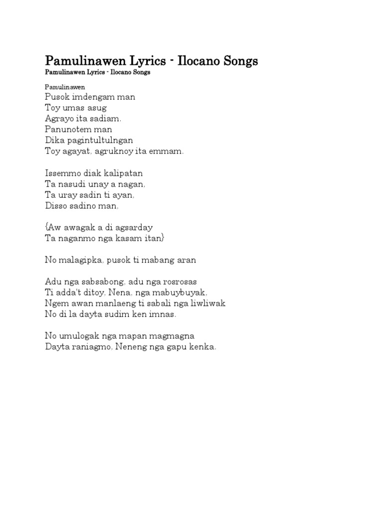 Folk Song | PDF