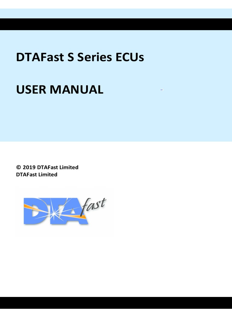 S Series Manual DtA Fast | PDF | Fuel Injection | Computer File