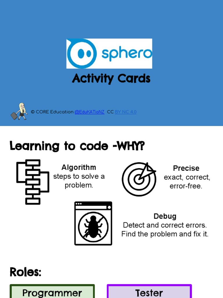 Sphero Activity Cards | PDF