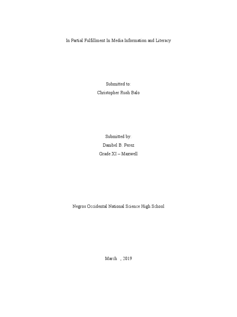 Cover Page and Table of Contents | PDF | Multimedia | File Format