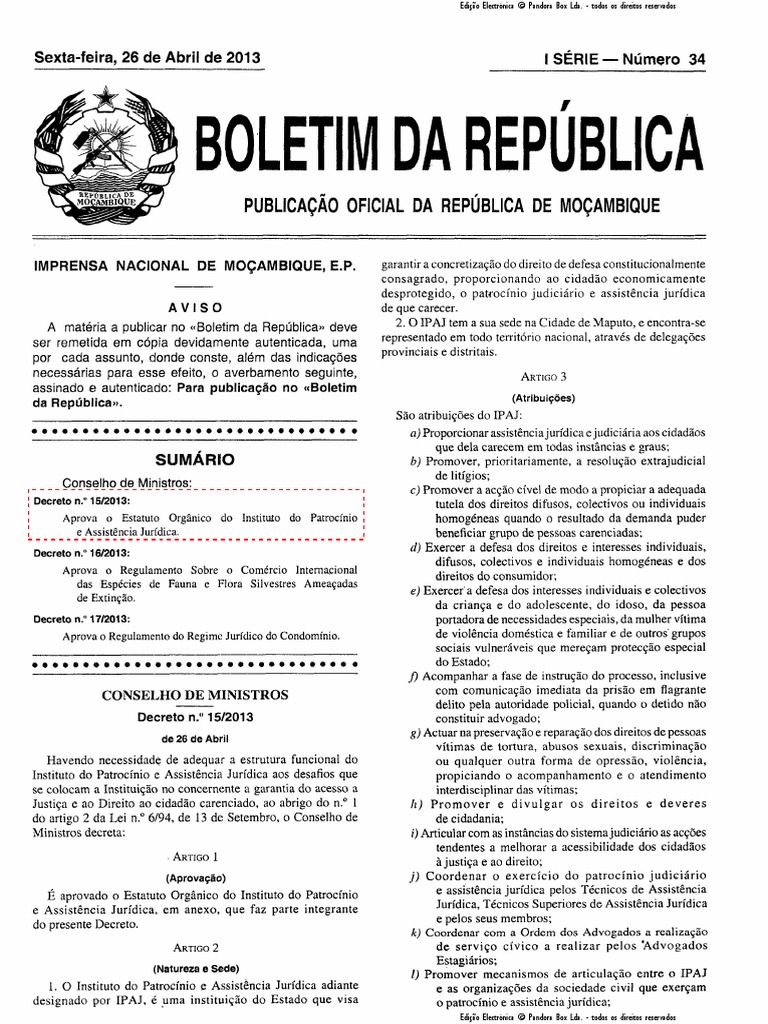 Estatuto Do IPAJ | PDF