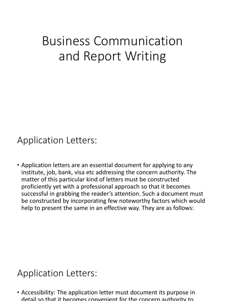 Business Communication and Report Writing Recent | PDF | Authentication ...
