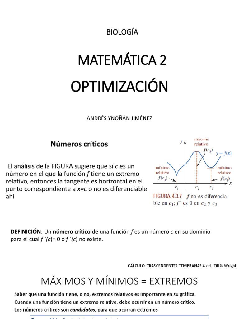 OPTIMIZACION | PDF | Cálculo | Función (Matemáticas)