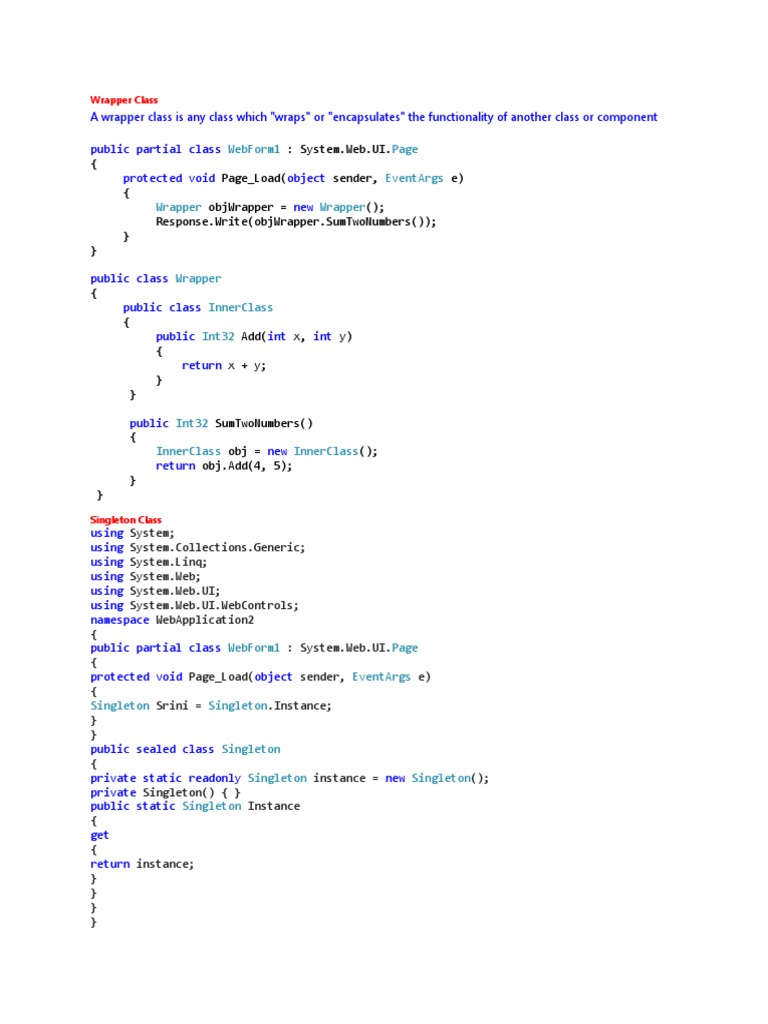 Dot Net Questions | PDF
