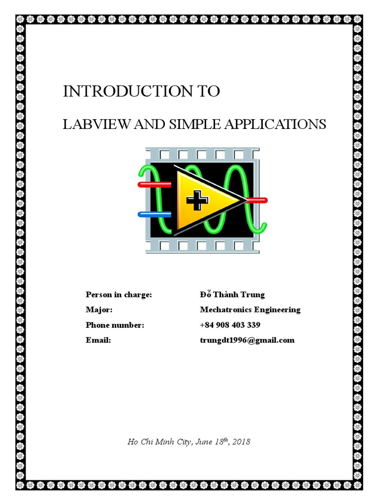 Giáo Trình Labview | PDF | String (Computer Science) | Class (Computer Programming)