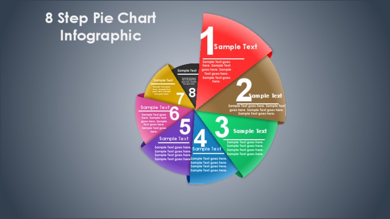 10.create 8 Step PIE CHART Infographic PDF | PDF