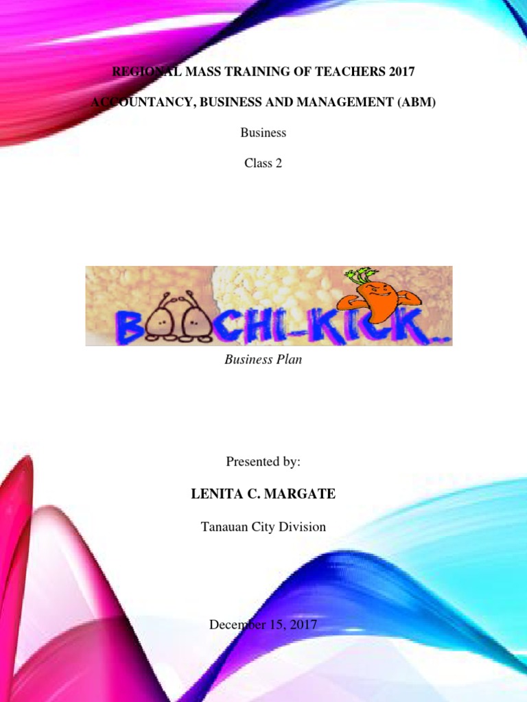 Business Plan Boochi Kick Presentation | PDF | Vitamin | Foods