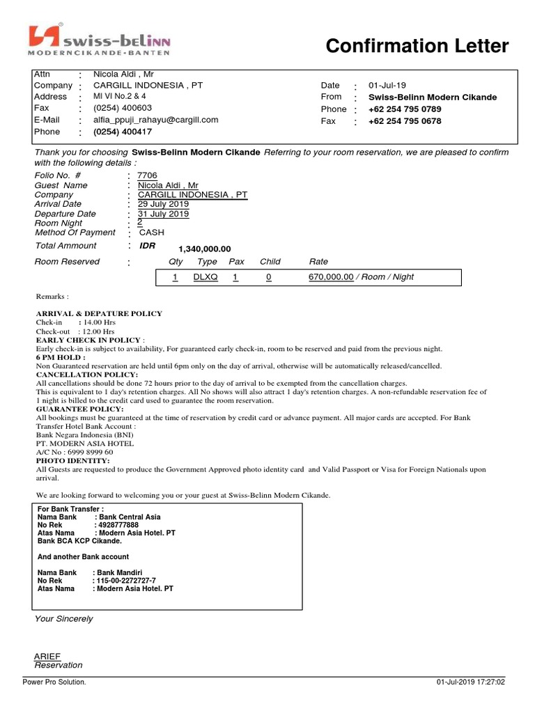 Contoh CL | PDF | Credit Card | Money