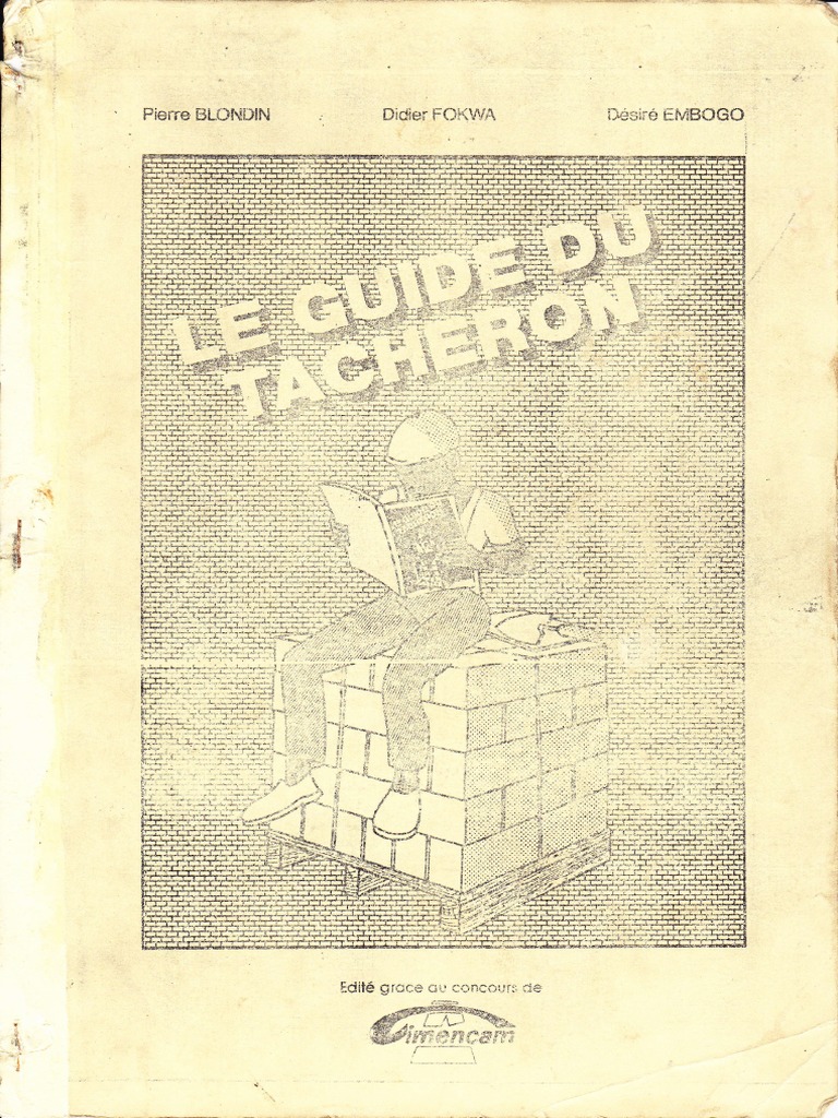 GUIDE DU TACHERON.pdf | Béton | Flexion (matériau) | Free 30-day Trial | Scribd