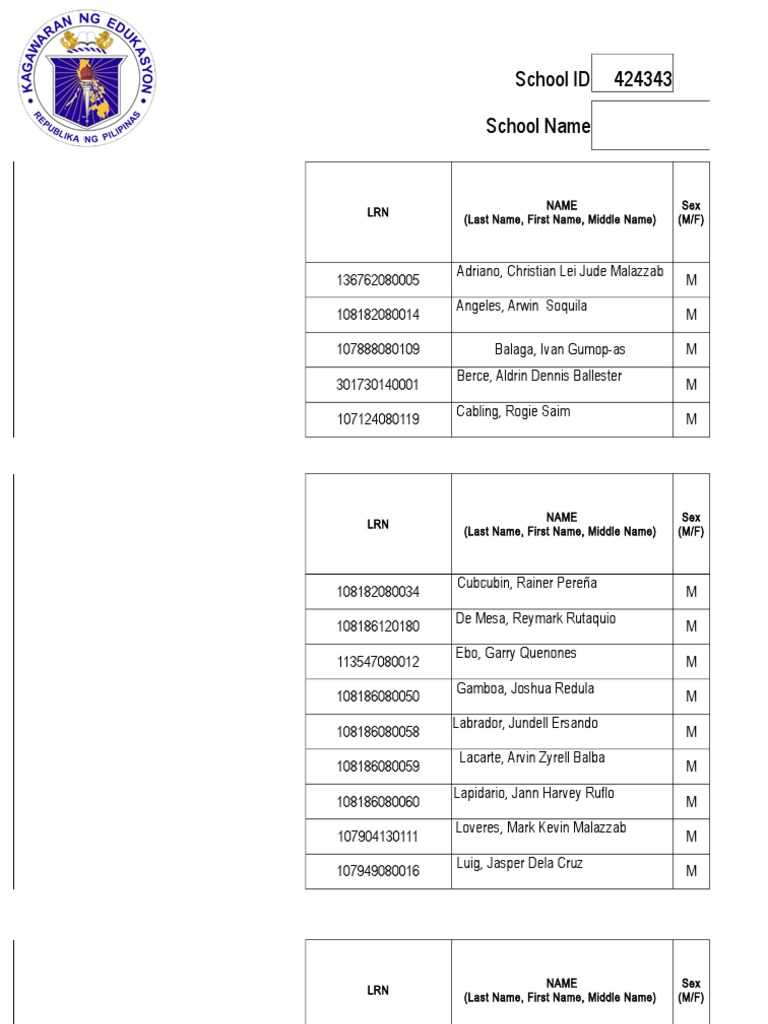 SF Forms (Version 1) .XLSB | PDF