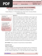 NS Grading of Cataract | PDF