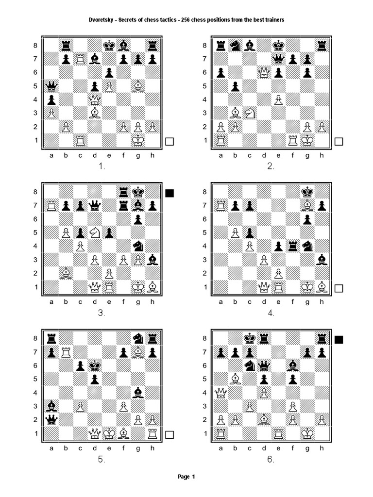 Dvoretsky - Secrets of Chess Tactics - 256 Chess Positions From The ...
