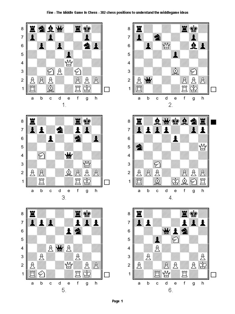 Chess Middle Game Strategy Guide | PDF | Chess | Game Theory