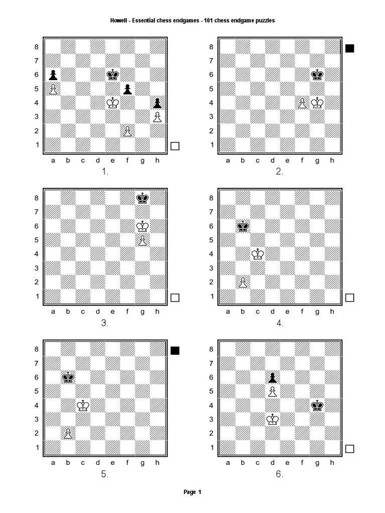 Howell - Essential Chess Endgames - 101 Chess Endgame Puzzles ...