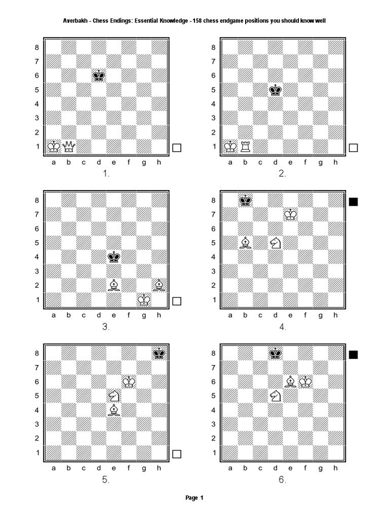 Averbakh - Chess Endings Essential Knowledge - 158 Chess Endgame ...