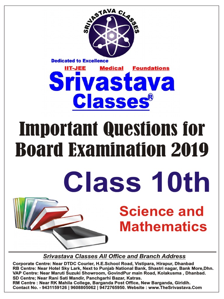 Science Important Questions For Class 10 | PDF | Nature | Chemistry
