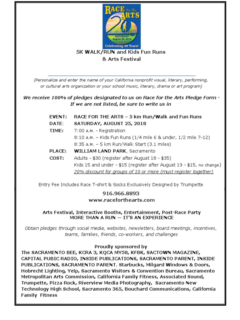 2018 Rfta Flyer | PDF