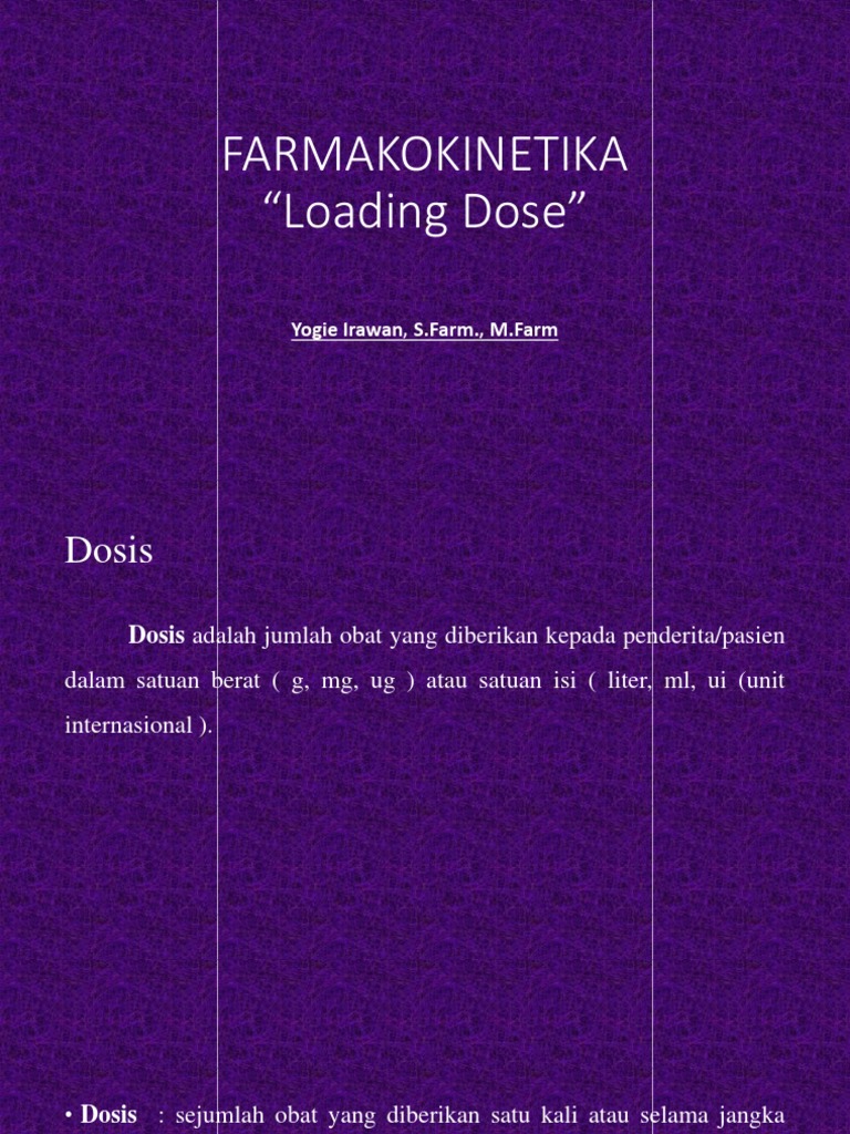 Loading Dose | PDF