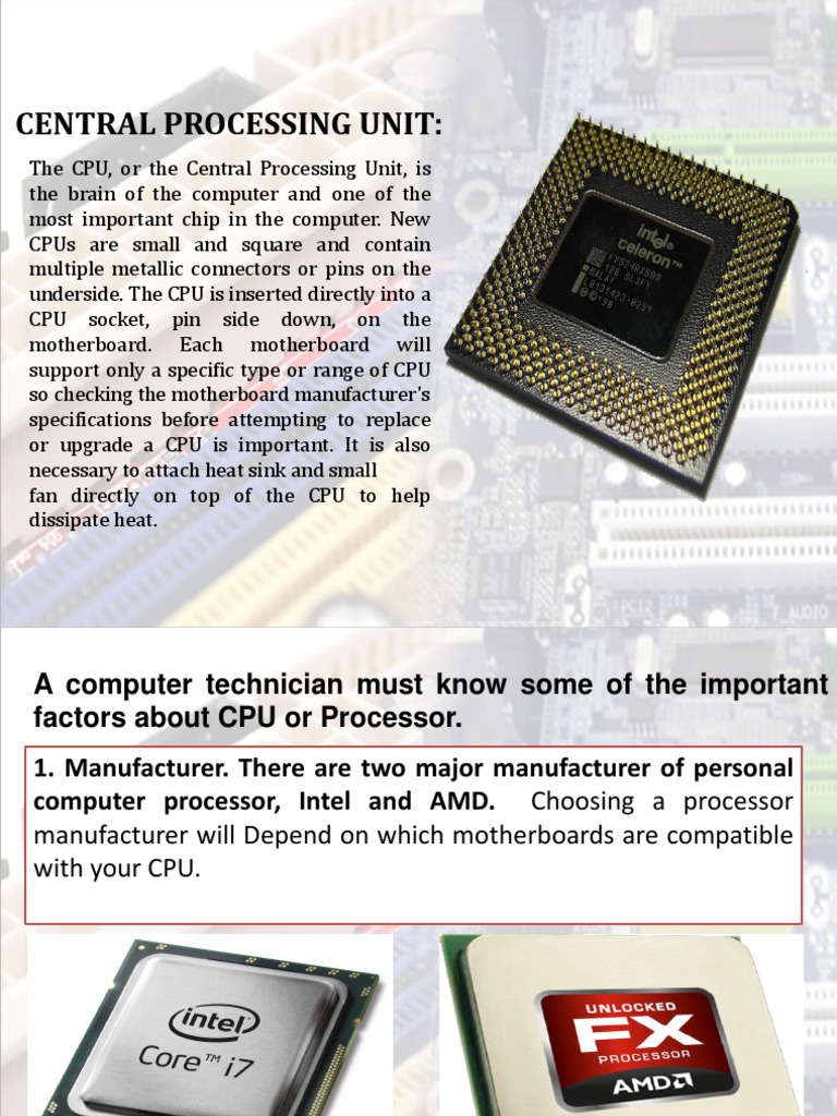Understanding CPU: Definition & Function | PDF | Multi Core Processor ...