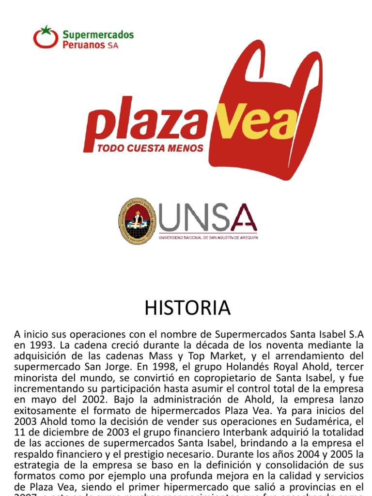 PLAZA VEA | Logística | Sap Se | Prueba gratuita de 30 días | Scribd