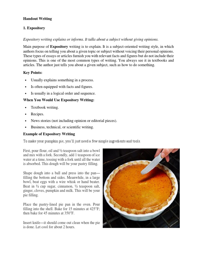 Understanding Expository Writing | PDF | Fast Food | Narrative