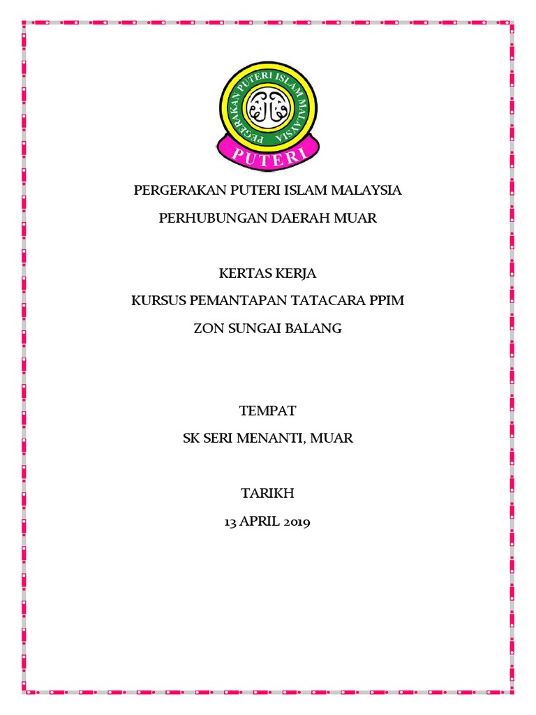Kertas Kerja Kursus Tatacara. | PDF