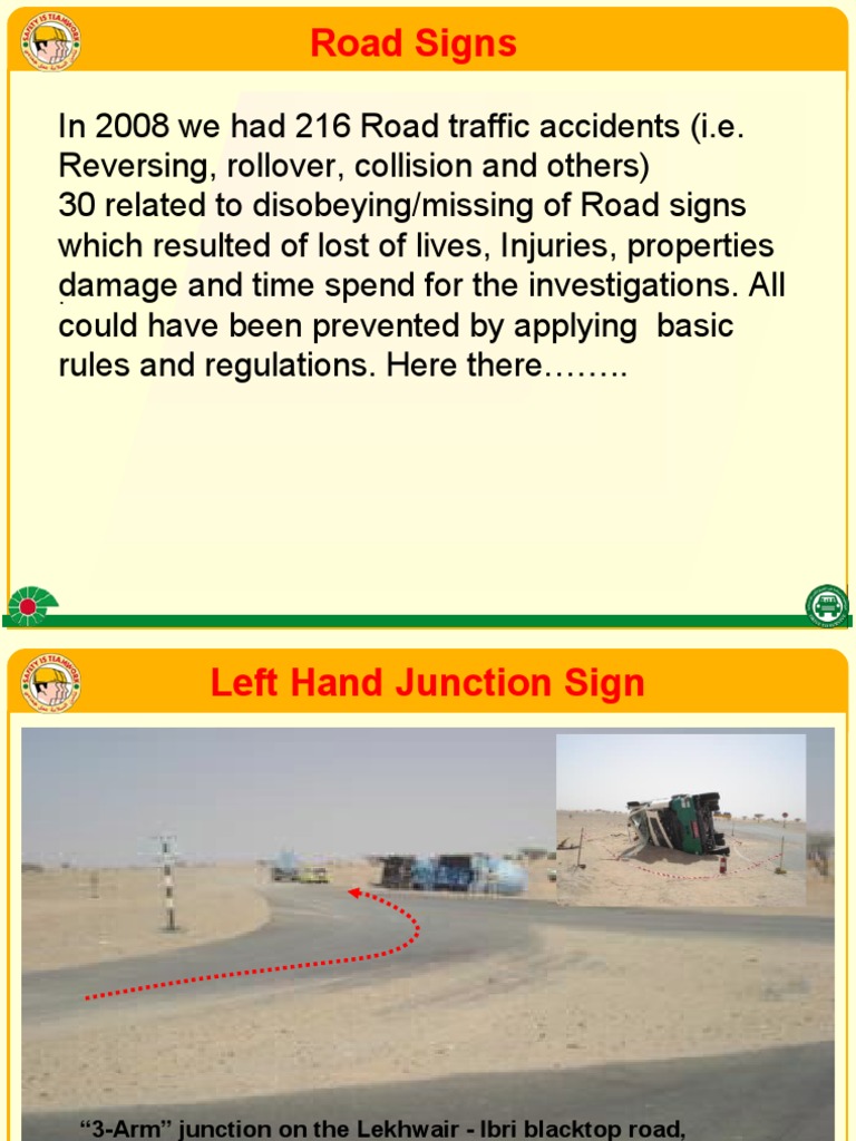 Road Signs | PDF | Traffic Collision | Traffic