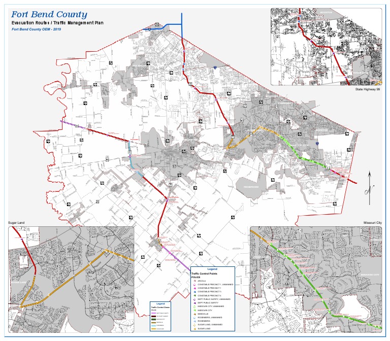 Fort Bend County Evacuation Map | PDF