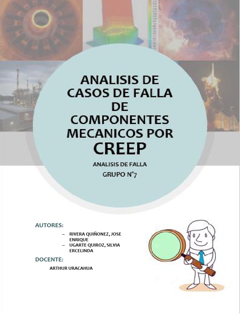 Análisis de Fallas por Creep en Materiales | PDF | Fluencia ...
