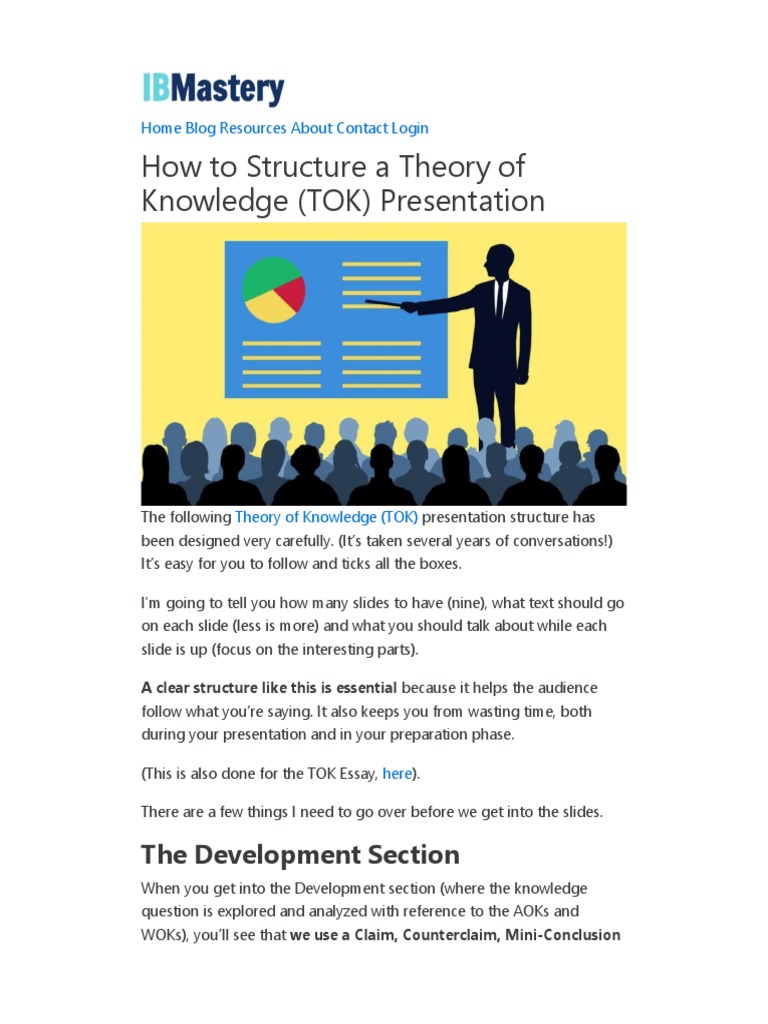 How To Structure A Theory of Knowledge (TOK) Presentation: The ...