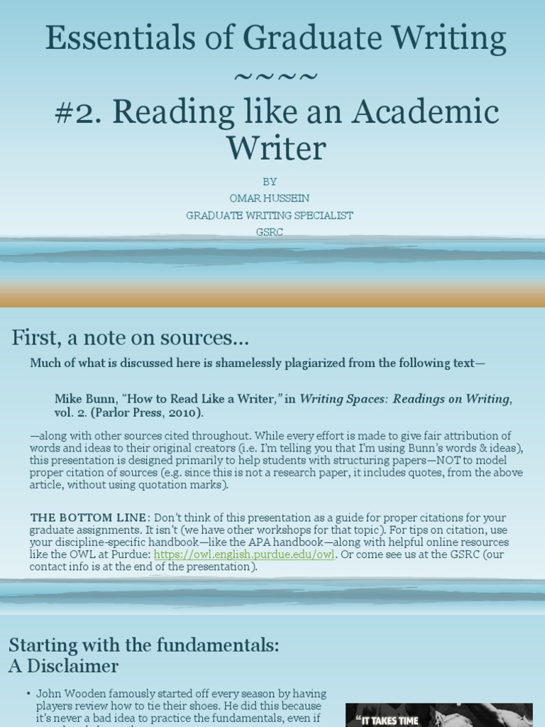 Essentials of Graduate Writing 2 | PDF | Writers | Essays