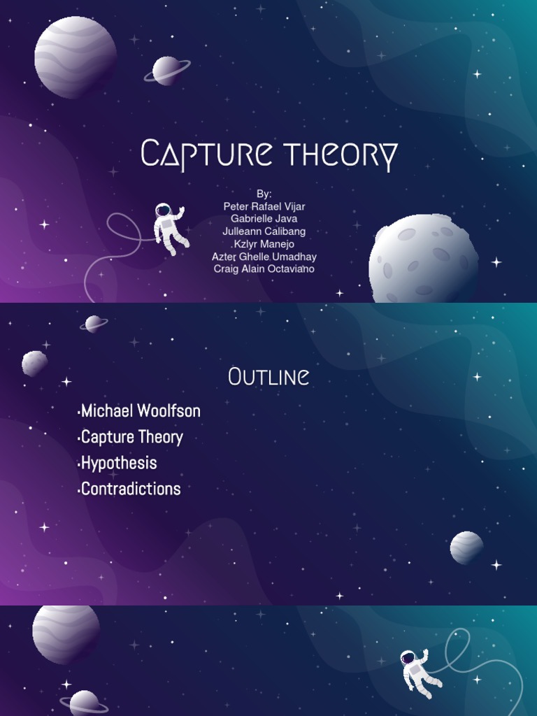 Capture Theory | PDF | Planets | Moon