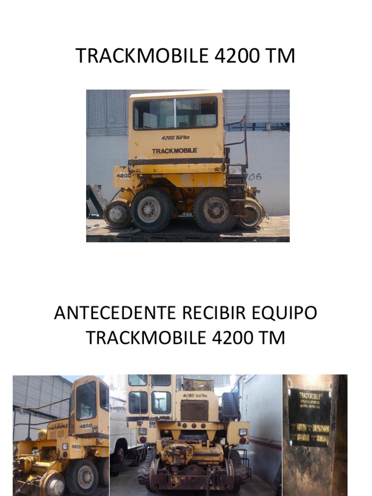 Inspección y Mantenimiento Trackmobile 4200 TM | PDF | Vehículos