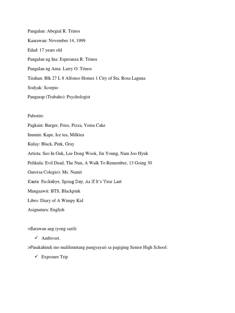 Filipino Magazine Interview | PDF